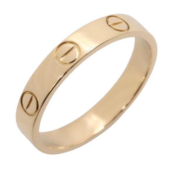 Cartier | Jewelry | Cartier Mini Love Ring 8k Yellow Gold Womens ...